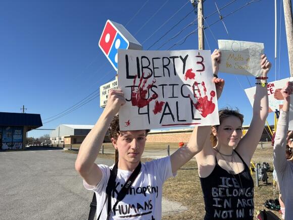 Flour Bluff students walk out over ICE actions - NewsBreak