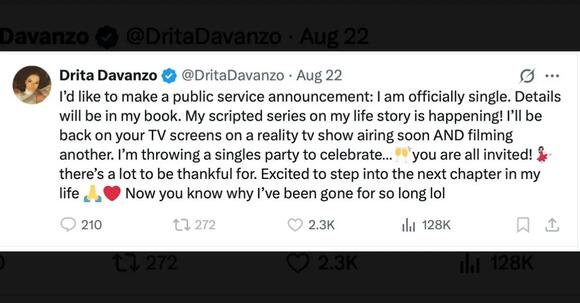 'Mob Wives' Star Drita D'Avanzo Reveals She's Coming Back to Reality TV ...