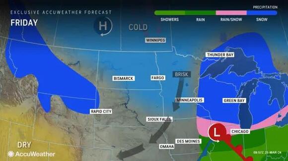 Clipper storm to unload snow in Milwaukee and Detroit with Chicago on ...