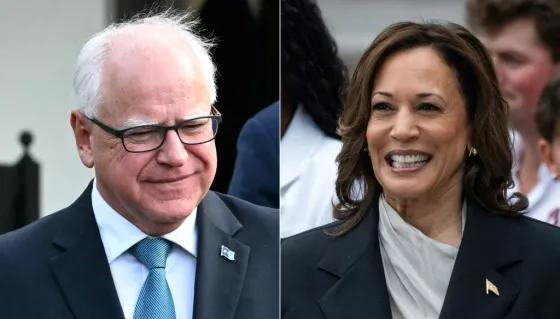 Harris Picks Minnesota Gov. Tim Walz as VP - NewsBreak