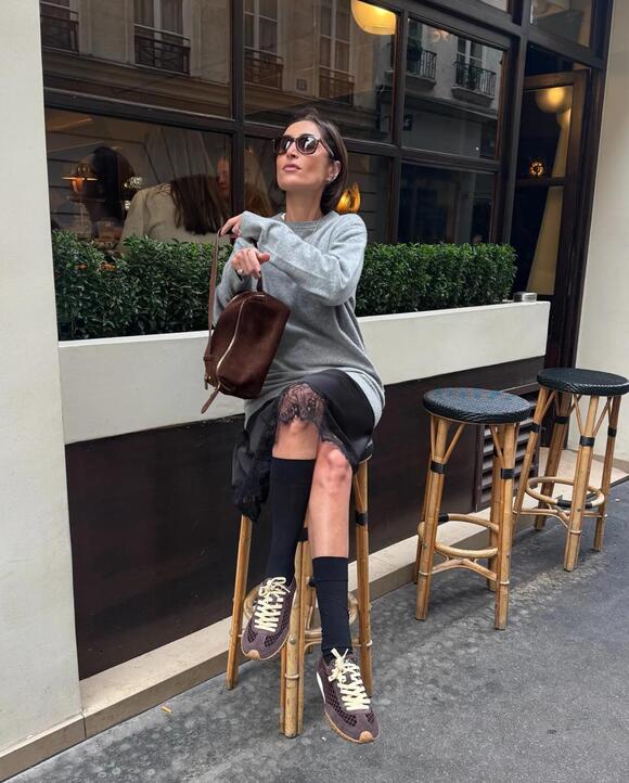If French Women in Paris Are Wearing Lace this Autumn, It'll Be Exactly ...