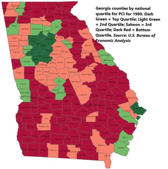 Analysis: How Georgia’s drop in per capita income presaged its rural ...