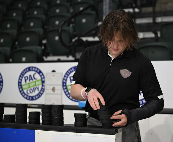 "Game Day Experience" Equipment Managers Create Hockey Art Meant to Be ...