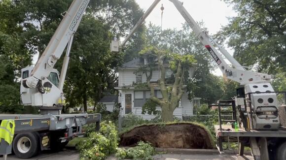 Jackson Neighbors Pick Up After Storm