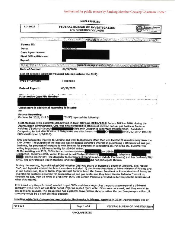Paid Fbi Informant Accused Of Fabricating Biden Bribery Allegation