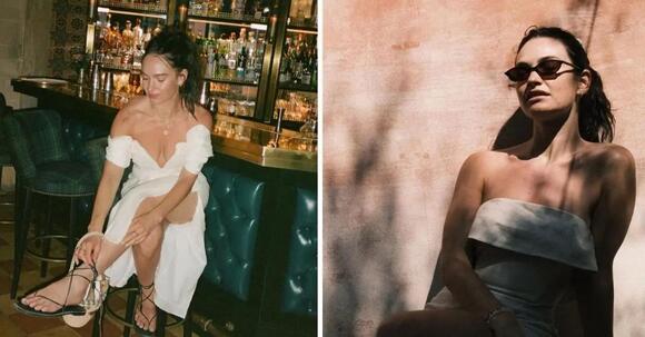 Lily James Stuns in Plunging Swimsuit as She Shares Glimpse Inside Her ...