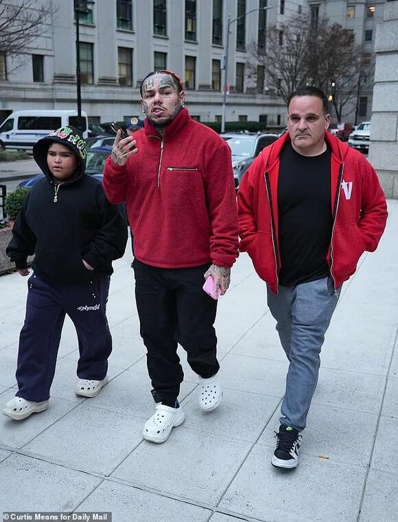Rapper Tekashi 6ix9ine sparks controversy at Jake Paul's fight... ahead ...