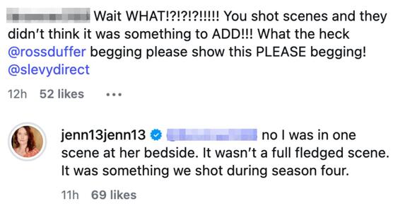 Jennifer Marshall Has Theorized That The Duffer Brothers Cut Her From ...