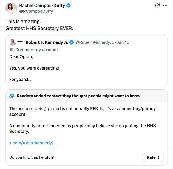 Trump Goon’s Fox Host Wife Falls for Bizarre RFK Jr. Troll Account ...