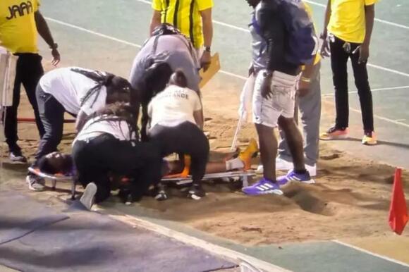 Athlete Carried Off on a Stretcher as Complaints Over Botched Track and ...