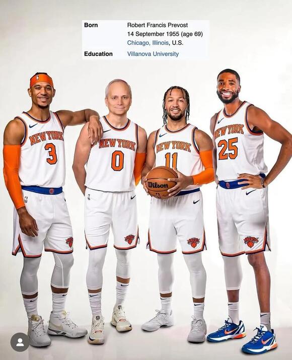 Knicks fans think fact that Pope Leo is a Villanova alum could mean end to NBA Championship ...