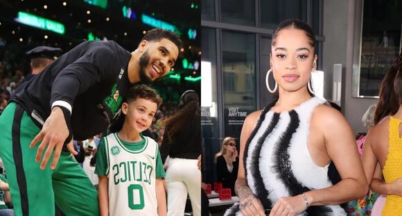 Jayson Tatum Is Sharing His Trending Status With His Son Deuce And Ella ...