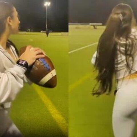 Flag Football QB Amya Corulla Goes Viral in Game Day Outfit - NewsBreak