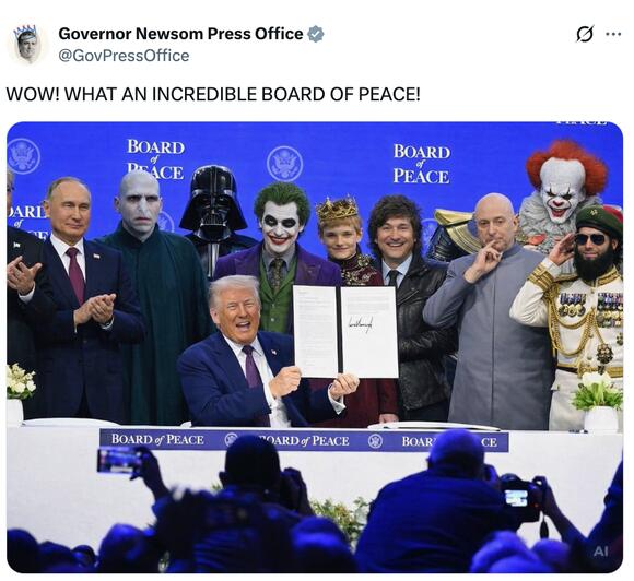 Donald Trump Unveiled A “Board Of Peace” Logo, And The Reactions Are ...