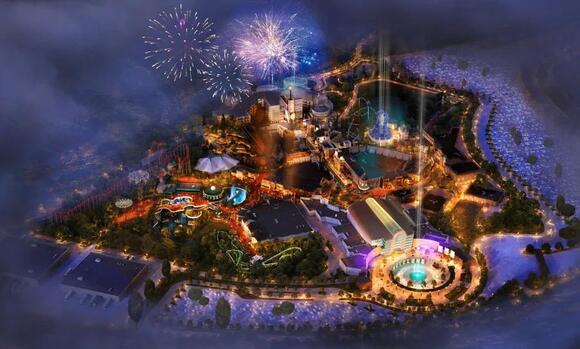 Rendering of comedian Nate Bargatze’s proposed theme park released ...