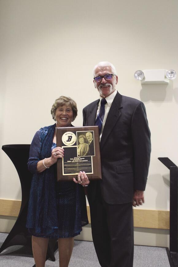 Terry & Mary Kay Bodeen inducted into Braham Hall of Fame
