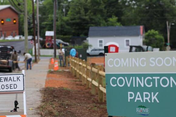 Construction Continues On Covington Park In South Rome - NewsBreak