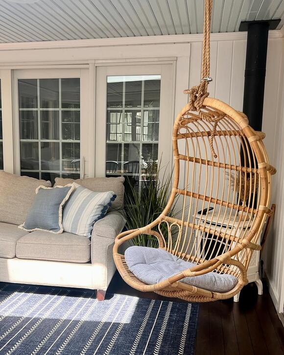 15 Porch Design Ideas for 2026 Where One Hanging Chair Changes the ...