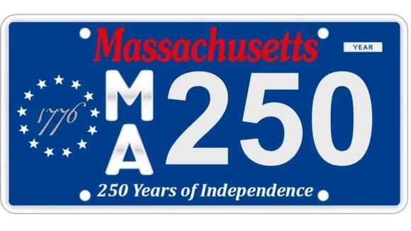 Mass. RMV lottery opens for 250th anniversary license plates. Here’s ...