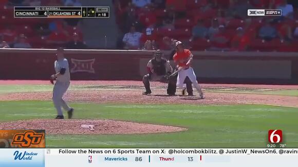 Cowboy Baseball Sweeps Cincinnati