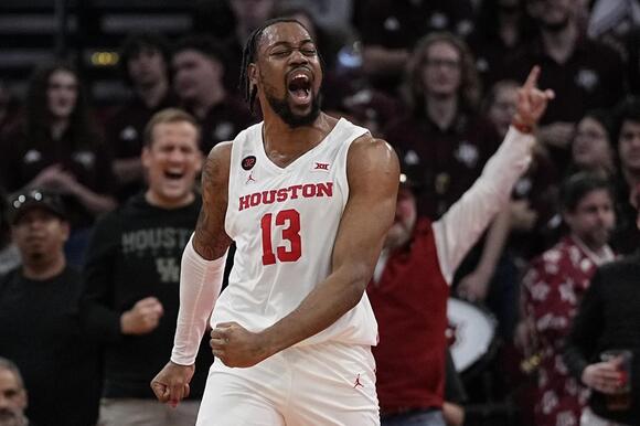 Emanuel Sharp scores 21 as No. 4 Houston holds off Texas A&M 70-66 for ...