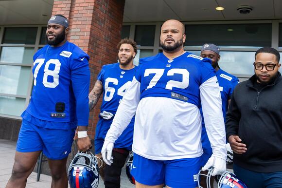 Giants offensive line out to prove NFL-worst assessment wrong: ‘On our ...