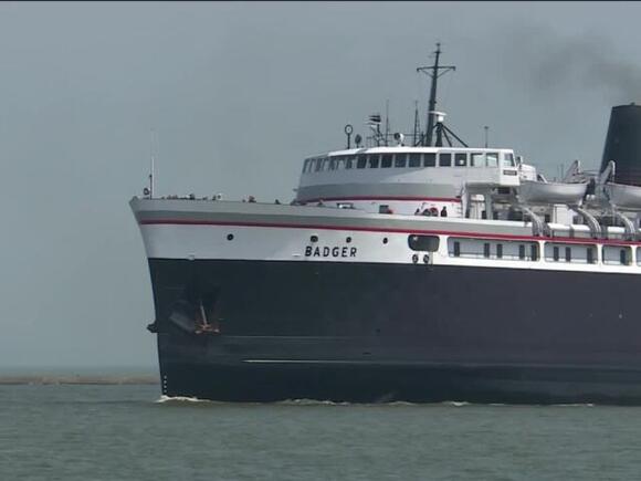 SS Badger Ferry resumes service after docking collision in Ludington ...
