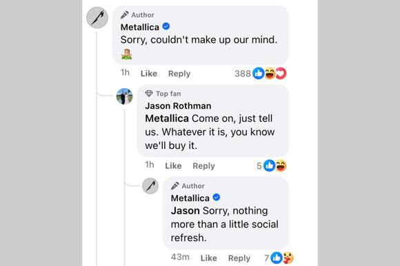 How Metallica Just Responded to Fan Speculation About Band's Social ...