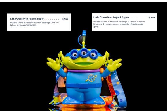 Disney fan calls out different prices for the same item at separate ...