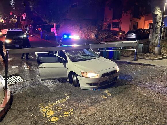 Armed Carjacking Suspects Nabbed After Crash into Park Gate in Wealthy ...