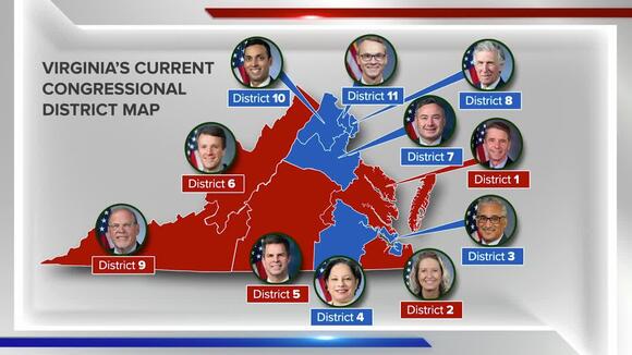 Virginia Democrats release congressional redistricting map - NewsBreak