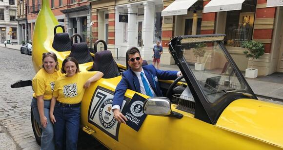 Kalamazoo’s Big Banana Car Breaks Guinness Record for 2026 - NewsBreak