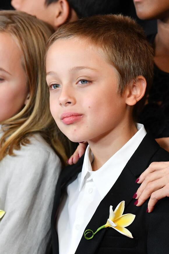 Brad Pitt's Son Knox Stuns with Vibrant Hair Transformation, Igniting ...