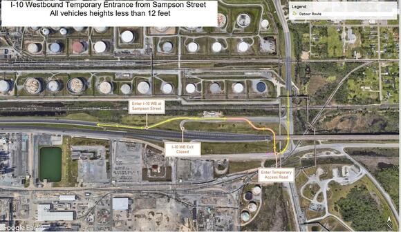 Exit 27 Closure Launches New I-10 Bridge Construction in Westlake ...