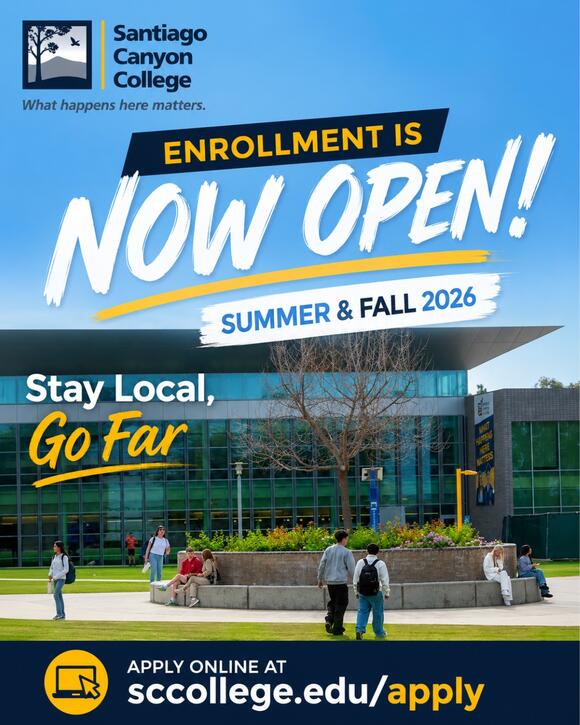 Enrollment Open for Summer and Fall 2026 at SCC - NewsBreak