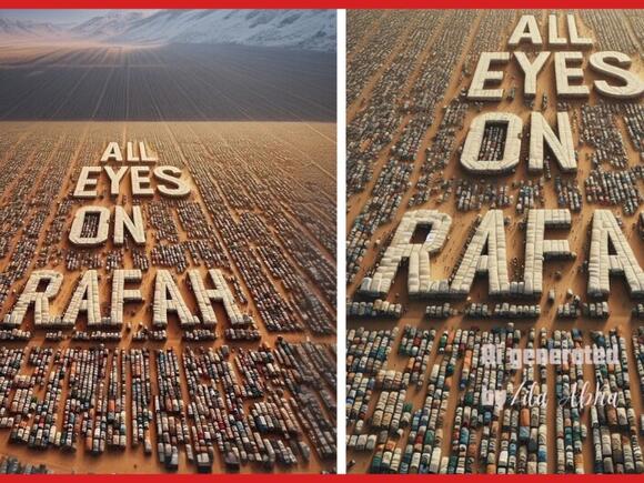 ‘All eyes on Rafah’ is the Internet's most viral AI image. Two artists ...