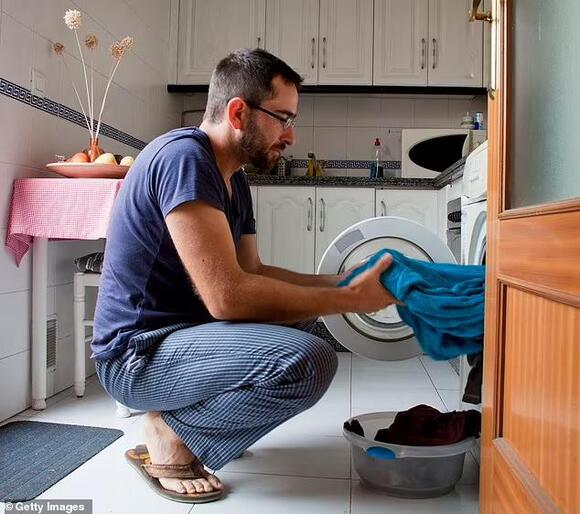 I couldn't figure out why I had a small pink smiley face in my washing ...