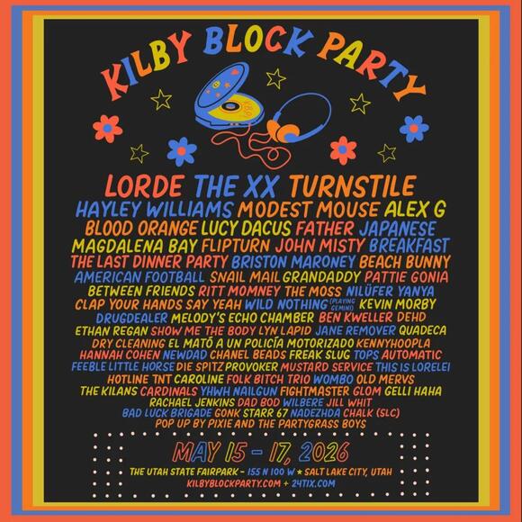 Kilby Block Party Announces 2026 Lineup Featuring Lorde, Turnstile ...