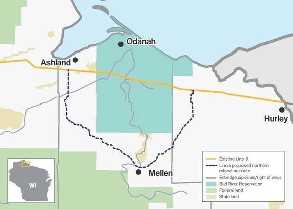 Enbridge, Bad River Tribe sounds off on Line 5 re-route; Public invited to attend hearings ...