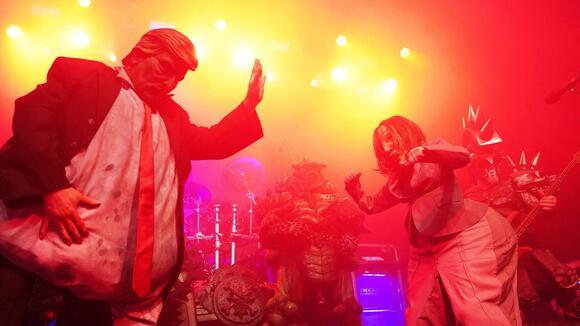 Rock band performs mock execution of President Donald Trump, sparking ...