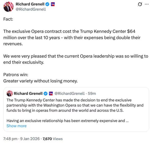 Kennedy Center Hit by Biggest Departure Yet After Trump Takeover ...