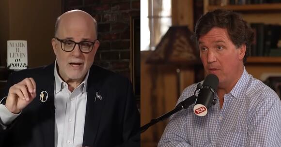 ‘Why Is Tucker Carlson at the White House?’ Mark Levin Deems Ex-Fox ...