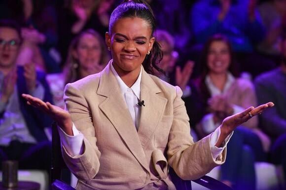 Candace Owens reacts after Erika Kirk heckled at Turning Point USA ...