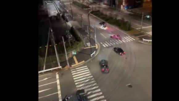 Tokyo street drifters arrested after police video captures stunts ...