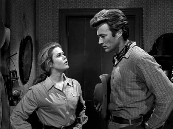 Elizabeth Montgomery Made "Pre-Witched" Appearance on TV's 'Rawhide ...