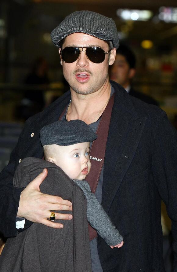 Brad Pitt's Son Knox Stuns with Vibrant Hair Transformation, Igniting ...