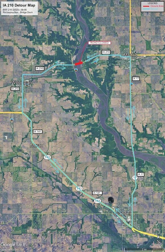 Boone County bridge work forces detour until October - NewsBreak