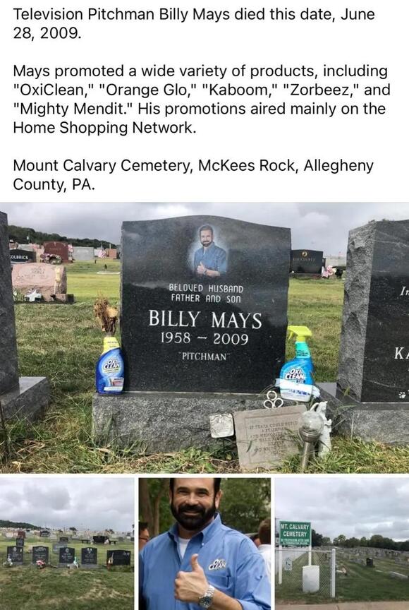 What happened to informercial star Billy Mays? Cause of death revealed ...