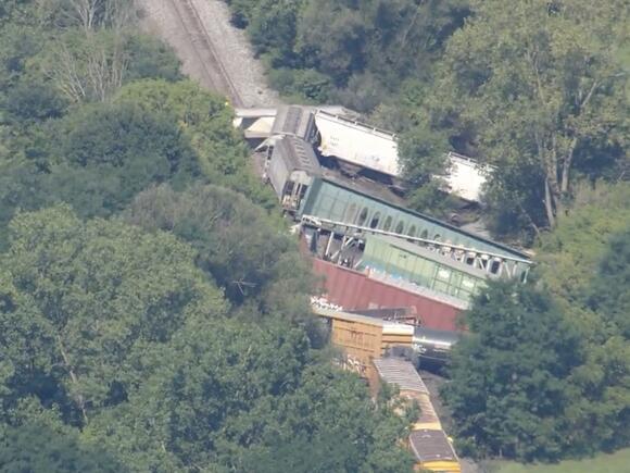 VIDEO: 19-car train derailment in Stark County - NewsBreak
