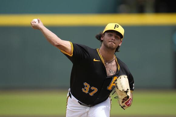 Jared Jones strikes out 10 ton win major league debut, leading Pirates ...